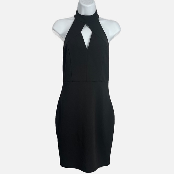 Dresses | Keyhole Neckline Black Dress S | Poshmark